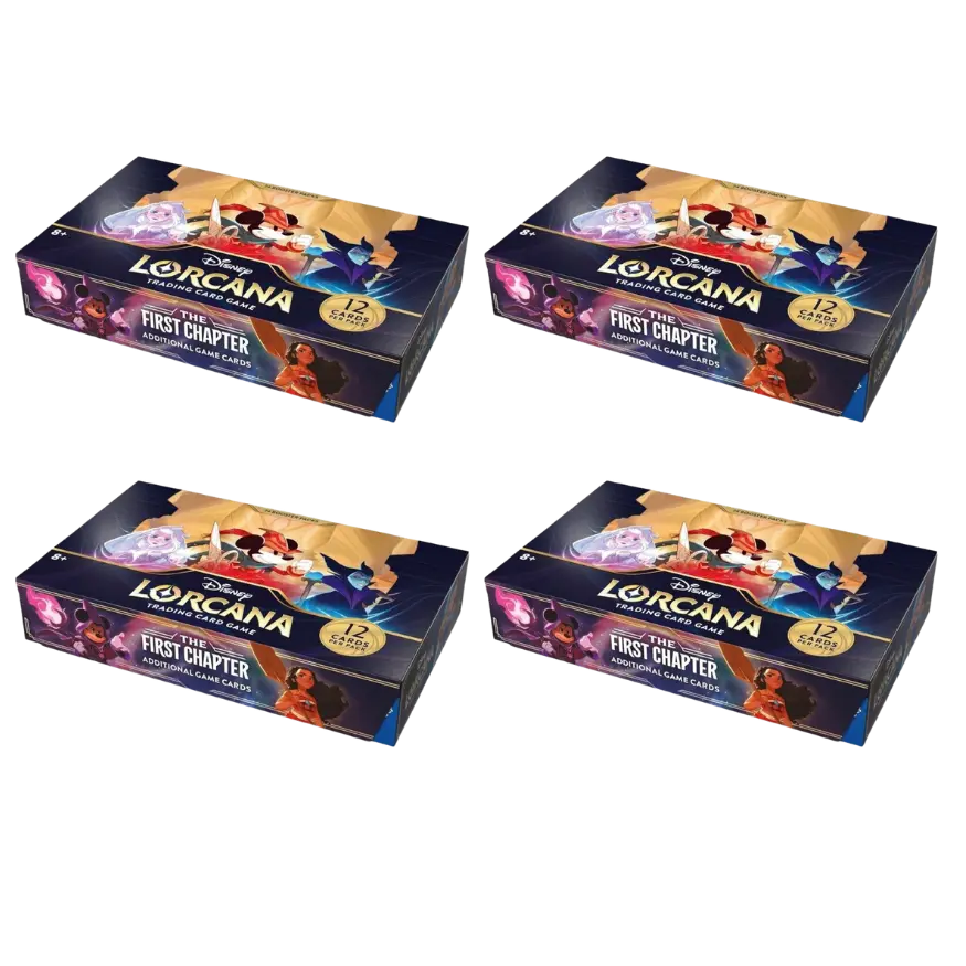 Lorcana The First Chapter Booster Display Case (4 Displays) - EN - GG ...